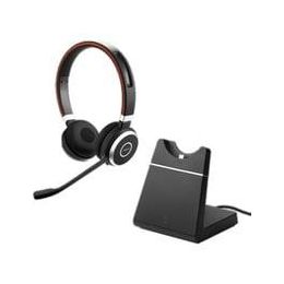 Jabra Evolve 65 UC SE, Headset schwarz/silber, Bluetooth, Stereo Kopfhörertyp: On-Ear Kopfbügelhörer Geeignet für: Mobile Abspielgeräte, Mobiltelefone, PC-Systeme Drahtlose Verbindung: Ja, via Bluetooth, via USB Dongle Kabel-Verbindung: 1x USB 2.0