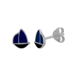 Vivance Paar Ohrstecker »925/- Sterling Silber rhodiniert Schiff Lack blau« weiß one-size Schöne Ohrstecker aus 925/- Sterling Silber rhodiniert