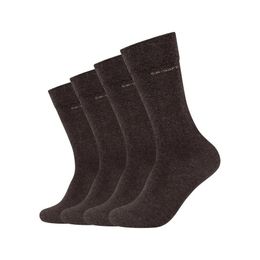 Camano Socken (Packung, 4-Paar) Mit verstärktem Fersen- und Zehenbereich, braun