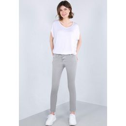 Please Jeans 5-Pocket-Jeans P78A Crinkle Optik, grau