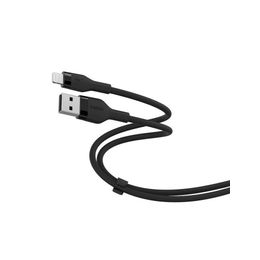 Belkin Flex Lightning/USB-A, MFi zertifiziert, 1m Lightningkabel, Lightning, USB Typ A, (100 cm), schwarz