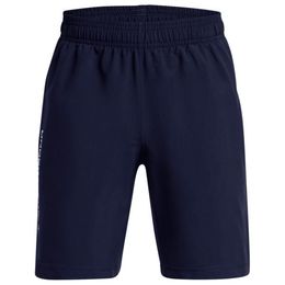 Under Armour - Kid's Woven Wordmark Shorts - Shorts Gr XS blau