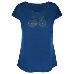 Greenbomb - Women's Bike Classic Cool - T-Shirts - T-Shirt Gr XS blau