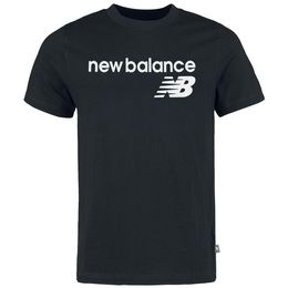 New Balance NB Sport Jersey Graphic Relaxed T-Shirt T-Shirt schwarz in L