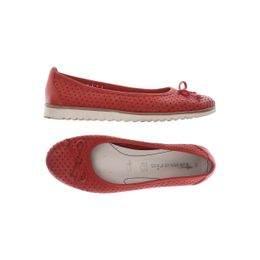 Tamaris Damen Ballerinas, rot, Gr. 36