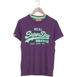 Superdry Herren T-Shirt, flieder