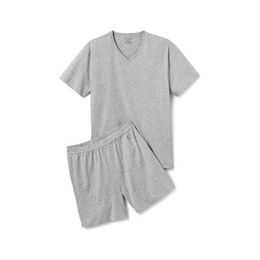 Tchibo Shorty-Pyjama - Grau/Meliert - Gr.: S