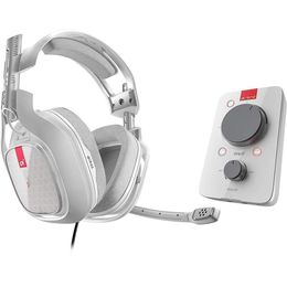 Illumina Astro A40 TR + Mixamp Pro TR Kopfhörer Noise cancelling gaming verdrahtet mit Mikrofon - Weiß