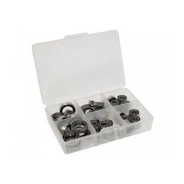 Boomracing Modellbausatz High Performance Full Ball Bearings Set Rubber Sealed (24 Total) for A