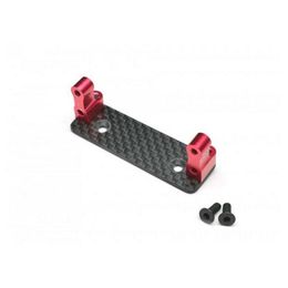 Boomracing Modellbausatz Aluminum Servo Mount Red for Axial Wraith