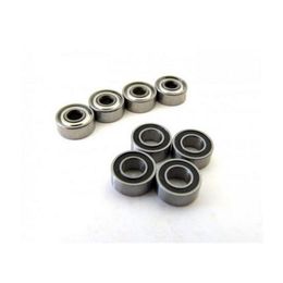 Boomracing Modellbausatz High Performance Full Ball Bearings Set Rubber Sealed (8 Total) for Ky