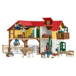 Schleich® Spielhaus Bauernhaus mit Stall und Tieren