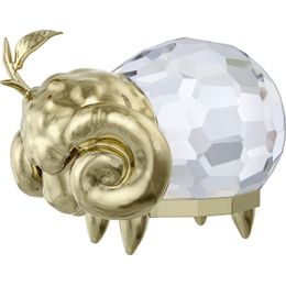 Swarovski Dekofigur Kristallfigur Sammelfigur Zodiac Widder, 5669957 (1 St), Swarovski® Kristall, goldfarben|weiß