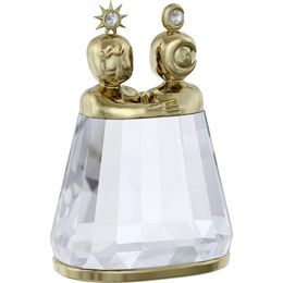 Swarovski Dekofigur Kristallfigur Sammelfigur Zodiac Zwillinge, 5670323 (1 St), Swarovski® Kristall, goldfarben|weiß