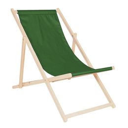 Systafex® Gartenliege Relaxliege Liegestuhl Strandstuhl Gartenliege Sonnenliege Liege grün