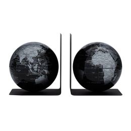 Troika Globus Globen-Set mit Buchstützen aus Metall BOOKGLOBE