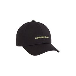 Calvin Klein Jeans Baseball Cap INSTITUTIONAL CAP, schwarz