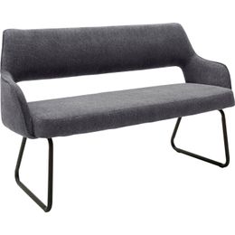 MCA furniture Polsterbank Bangor, Sitzbank frei im Raum stellbar,Stoffbezug, Breite 175 cm, grau