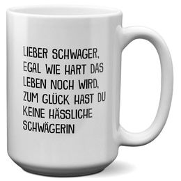 22Feels Tasse Schwager Geschenk von Schwägerin Hochzeit Weihnachten Geburtstag Idee