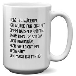 22Feels Tasse Schwägerin Geschenk Hochzeit Idee Frauen Weihnachten Geburtstag Haferl