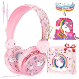 JYPS Niedliches Design, Kinder-Kopfhörer (mit allen Geräten mit 3
