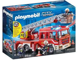 Playmobil® Konstruktions-Spielset City Action Feuerwehr Leiterfahrzeug mit Licht & Sound