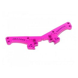 Boomracing Modellbausatz Aluminum Rear Shock Tower Damper Plate Pink for 3Racing Sakura D3 CS S