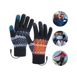 Hikeren Winter-Arbeitshandschuhe Beheizbare Handschuhe mit Schalter