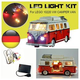 Orbeet Konstruktions-Spielset LED Beleuchtungsset für Lego VW Bus T1 10220 Campingbus Creator Expert