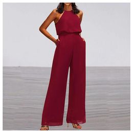 RUZU UG Midikleid Sommer-Jumpsuits für Damen im europäischen und amerikanischen Stil