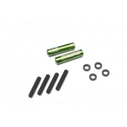 ArrowMax Modellbausatz Threaded Aluminum Link Pipe Rod 5x20mm (2) w/ Set Screws & Delrin Spac