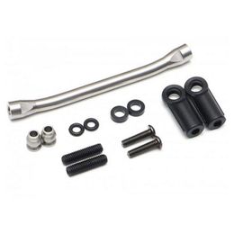 Boomracing Modellbausatz Stainless Steel Steering Link Tie Rod w/ BADASS Rod Ends for BRX70 PHA