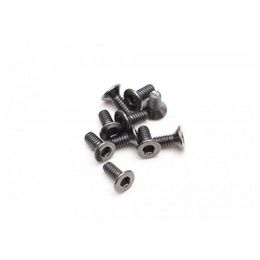 Boomracing Modellbausatz M2x5mm Counter Sunk Screw 12.9 Grade Nickel Plated Screws (10)