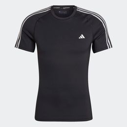 Adidas Techfit 3-Streifen Training T-Shirt