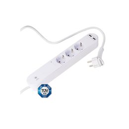 essentials Smart Home Solutions 3-fach Steckdosenleiste WLAN USB weiß 1