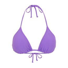 Chiemsee Bikini-Top im Mix and Match Triangle-Design, lila, 38