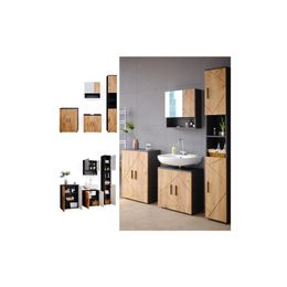 VICCO Badm&ouml;bel Set Badezimmerm&ouml;bel Irma Spiegelschrank Badschrank Hochschrank