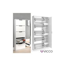 VICCO Schuhkipper LUCA gro&szlig; 5 F&auml;cher Schuhregal Schuhschrank St&auml;nder