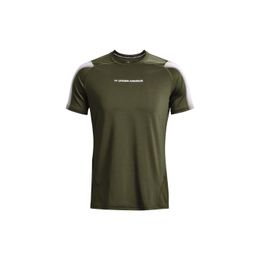 Under Armour® Funktionsshirt HG Armour Nov Fitted SS mit Netzstoff-Einsätzen unter den Armen und am Rücken