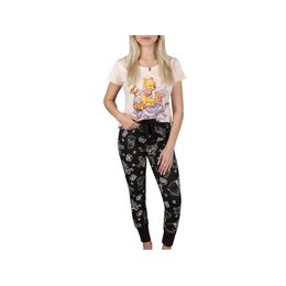 Winnie Pooh Disney Winnie Puuh Schlafanzug Pyjama für Damen "Winnie the Pooh with friends"