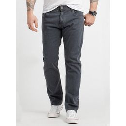 Rock Creek Regular-fit-Jeans Herren Jeans Stonewashed Dunkelgrau RC-2416