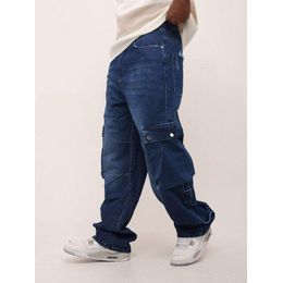 Denim House Cargojeans Baggy Cargo Jeans Loose Fit