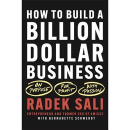 How to Build a Billion-Dollar Business - Radek Sali, Bernadette Schwerdt, Kartoniert (TB)