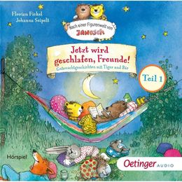 Nach einer Figurenwelt von Janosch. Jetzt wird geschlafen, Freunde! Teil 1.Tl.1,1 Audio-CD - Florian Fickel (Hörbuch)