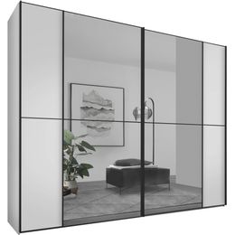 Schwebetürenschrank STAUD "Sonett 220G" Schränke Gr. B/H/T: 249 cm x 240 cm x 68 cm, Comfort, 2 St., weiß Schwebetürenschränke und Schiebetürenschränke