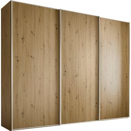 Schwebetürenschrank STAUD "Sinfonie Plus" Schränke Gr. B/H/T: 298 cm x 240 cm x 68 cm, Basic, 3 St., braun (artisan eiche) Schwebetürenschränke und Schiebetürenschränke