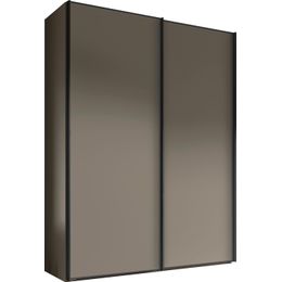 Schwebetürenschrank STAUD "Sinfonie Plus" Schränke Gr. B/H/T: 188 cm x 222 cm x 68 cm, Premium, 2 St., braun (mocca) Schwebetürenschränke und Schiebetürenschränke