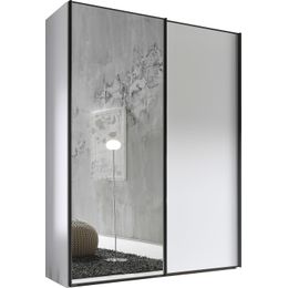 Schwebetürenschrank STAUD "Sinfonie Plus" Schränke Gr. B/H/T: 167 cm x 222 cm x 68 cm, Premium, 2 St., weiß Schwebetürenschränke und Schiebetürenschränke