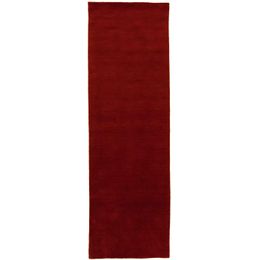 Läufer morgenland "LORIBAFT TEPPSTAR" Teppiche Gr. B/L: 80 cm x 300 cm, 15 mm, 1 St., rot (dunkelrot) Teppichläufer