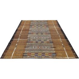 Teppich Gino Falcone "Outdoor-Africa 38" Teppiche Gr. B/L: 200 cm x 285 cm, 5 mm, 1 St., goldfarben Esszimmerteppiche